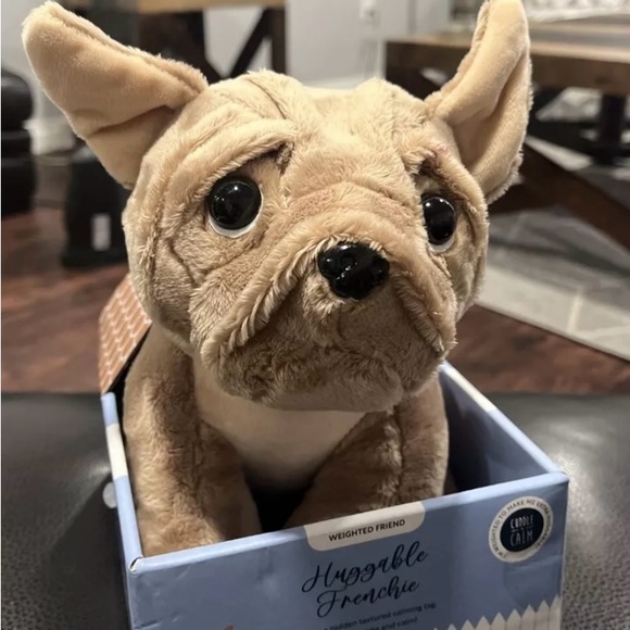 Cuddle + Calm | Toys | Cuddle Calm Huggable Frenchie Bull Dog Weighted ...